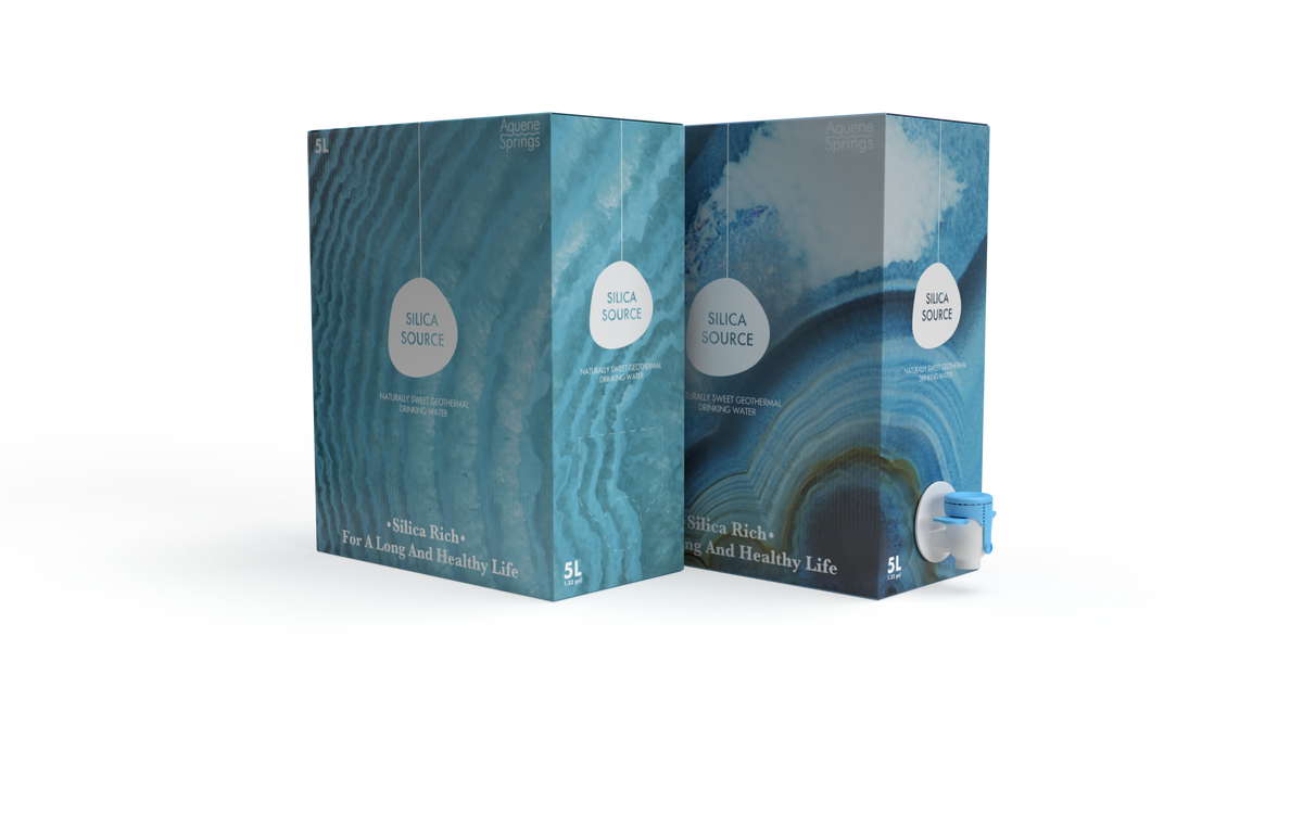 2-pack Silica Source Water (2 x 5 Liter Boxes) – Aquene Springs LLC